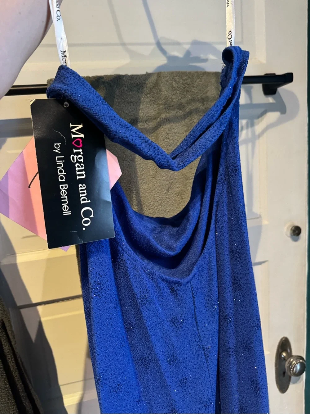 Winner | Dresses | Blue Sparkle Oneshoulder Maxi Dress | Poshmark